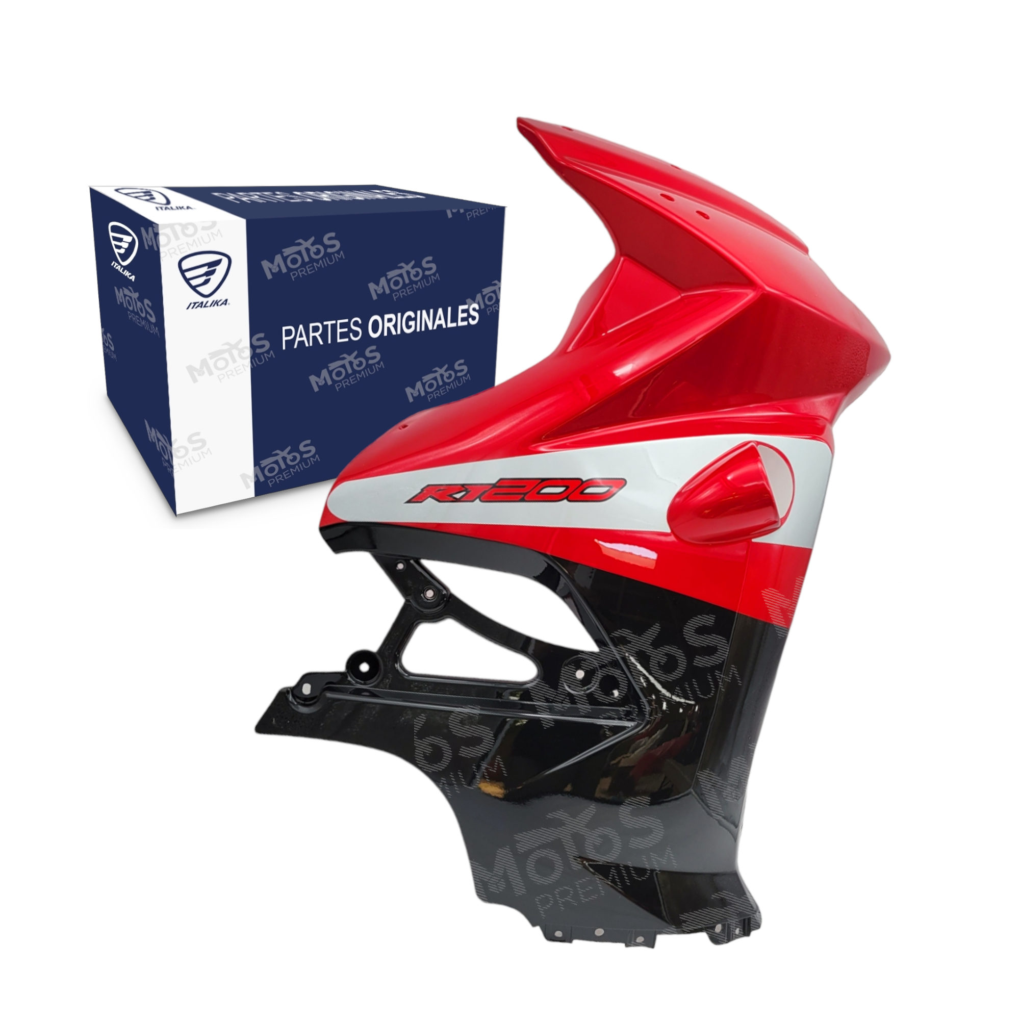 Cubierta Delantera Derecha Rojo Negro Rt200 I Original – Motos Premium