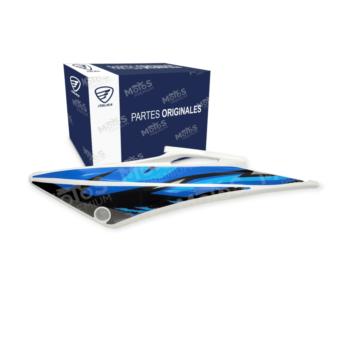 Cubierta Trasera Izquierda Azul Italika Dm250 Original – Motos Premium