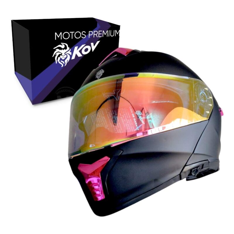 Casco Thunder Metal Pink Kov Original – Motos Premium