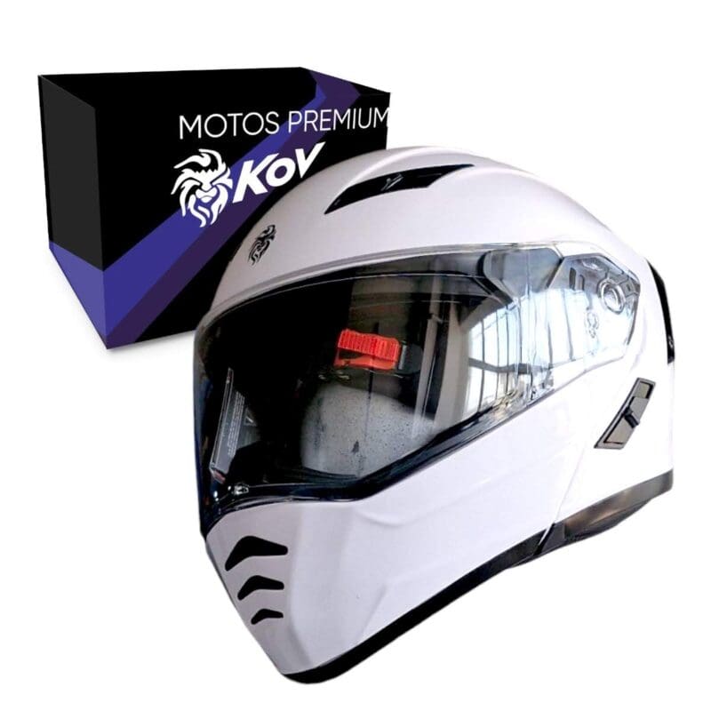 Casco Estelar Blanco Sin Led L Kov Original – Motos Premium