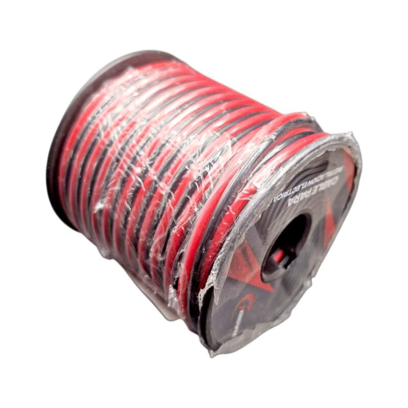 Cable doble negro-rojo instalación eléctrica rollo 15m – Motos Premium
